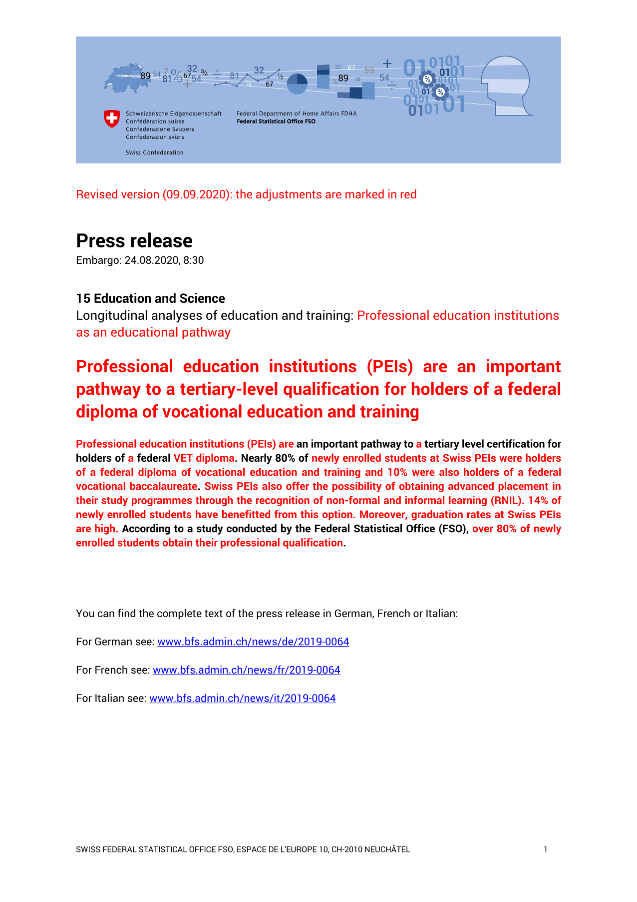 Professional education institutions (PEIs) are an important pathway to ...