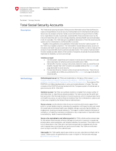 Total Social Security Accounts | Fact sheet | Federal Statistical Office