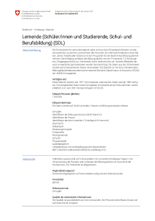 Lernende (Schüler/innen und Studierende, Schul- und Berufsbildung ...