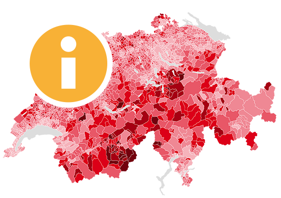 The five most frequent last names by commune (Communes) | Map | Federal ...
