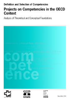 Projects on Competencies in the OECD Context - Definition and Selection ...