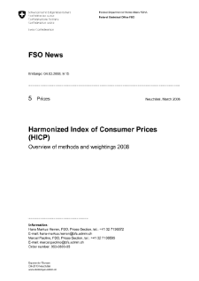 Harmonized Index of Consumer Prices (HICP) - Overview of methods and ...
